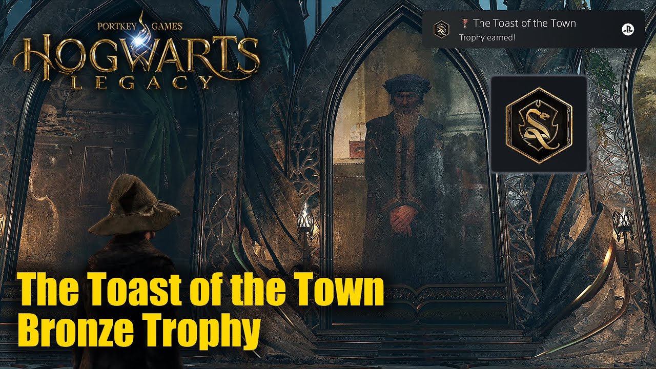 Hogwarts Legacy • The Toast of the Town Trophy Guide (Find the Map ...