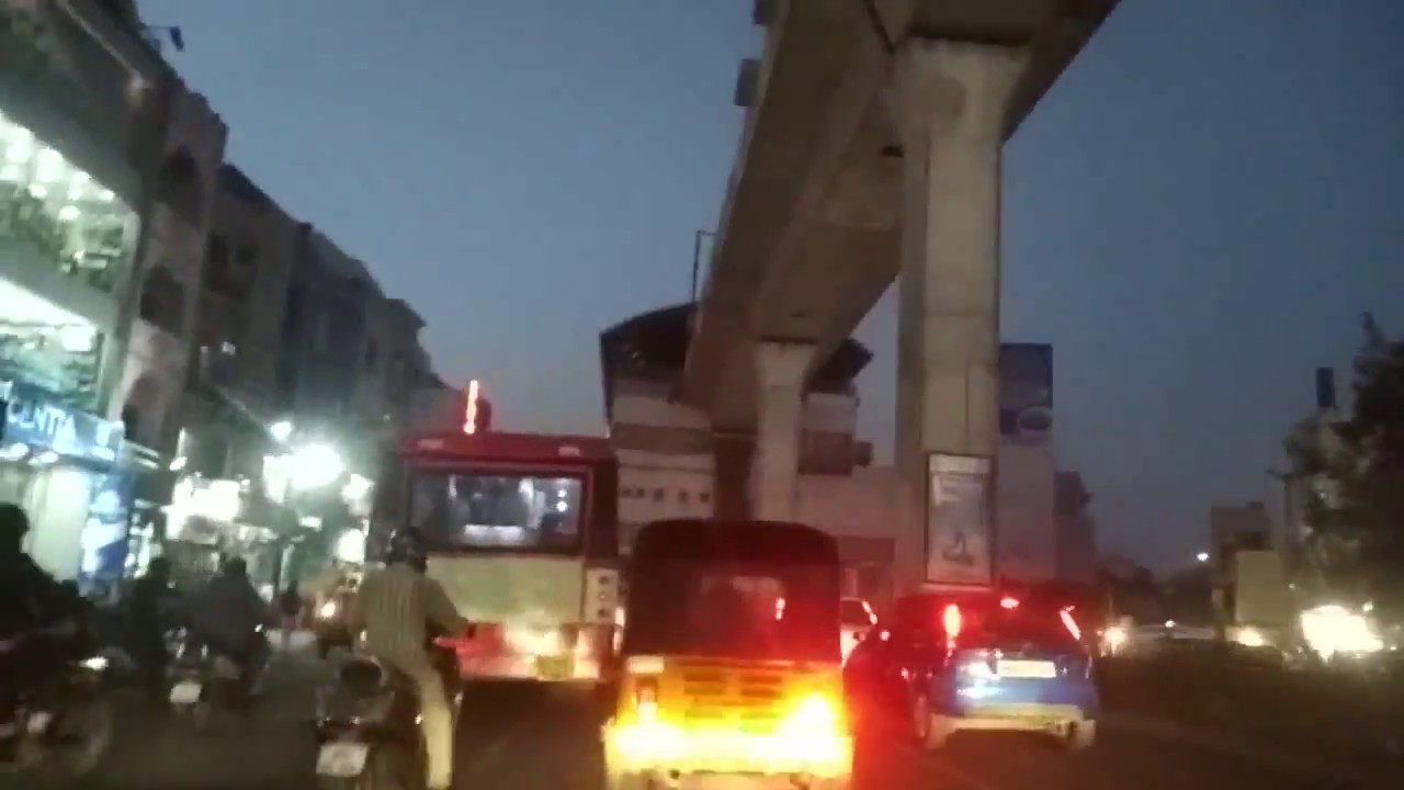 Hyderabad Metro Rail Hitech city metro line work in progress near ...