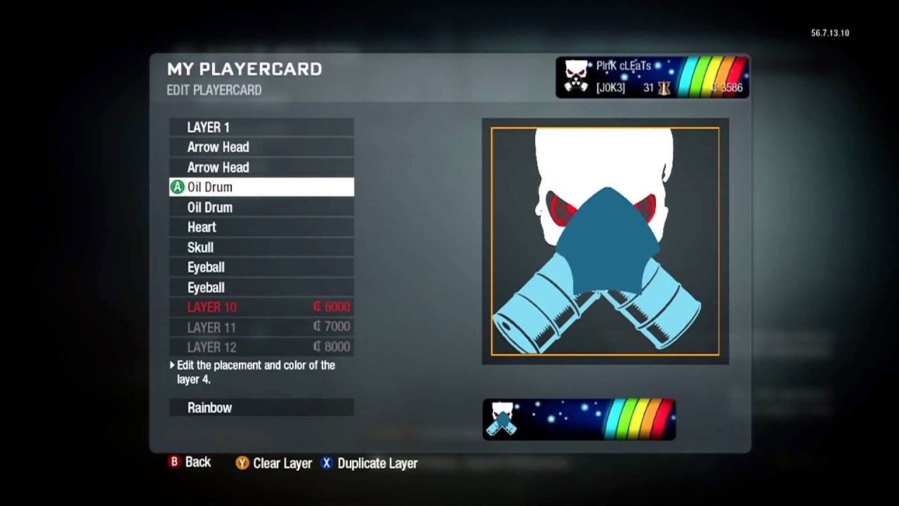 Call of Duty: Black Ops: Zombie Gas Mask Emblem - YouTube
