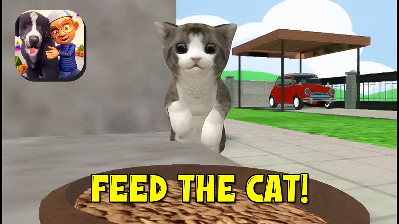 Virtual Pet Dog Puppy Simulator- Animal Life Games #5 | Feed the Cat ...