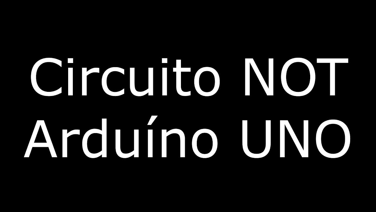 Circuitos das portas lógicas NOT/AND/OR no Arduino UNO - Tinkercad ...