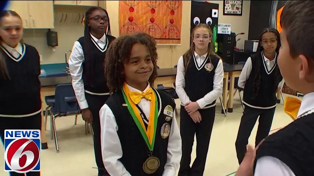 5th grader takes home medal in soft skills competition - YouTube