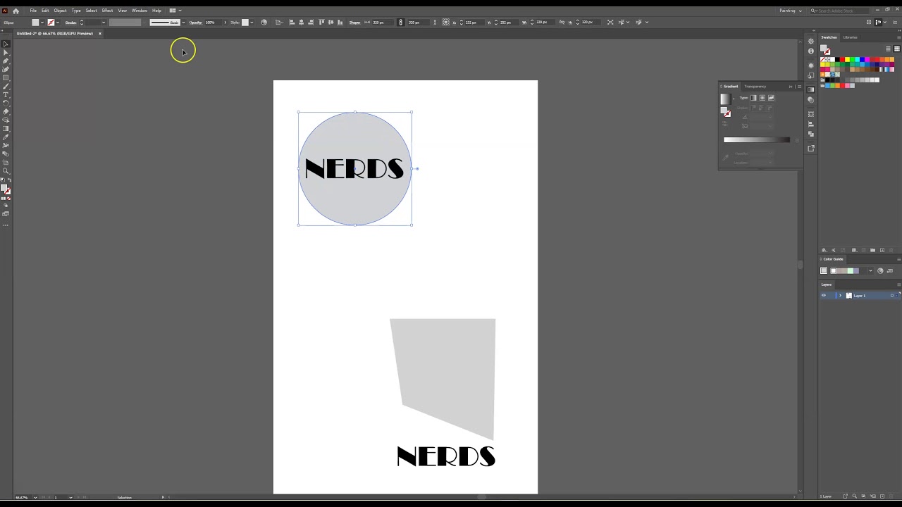 How to add text to shape a must know illustrator quick tip - YouTube