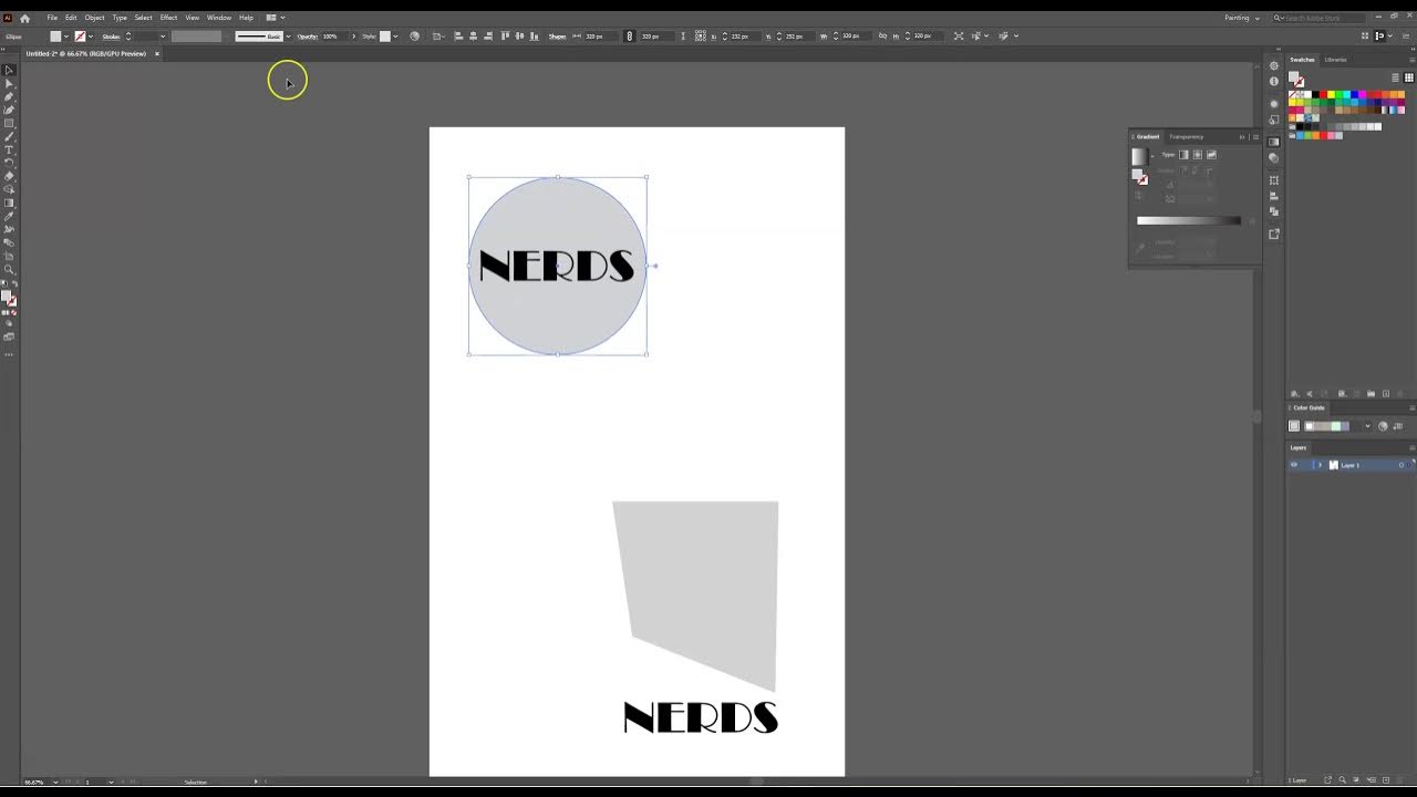 How to add text to shape a must know illustrator quick tip - YouTube
