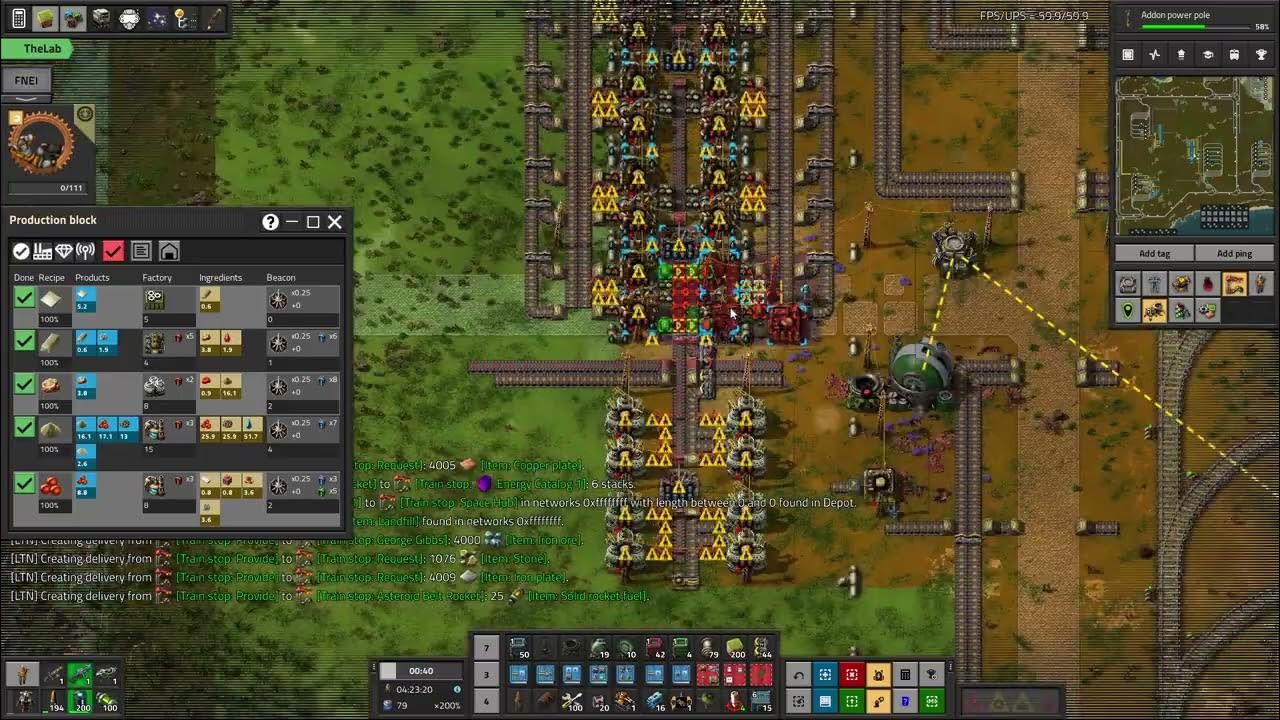 Factorio Lazy Space Exploration -- 100 -- Iridium Plate - YouTube