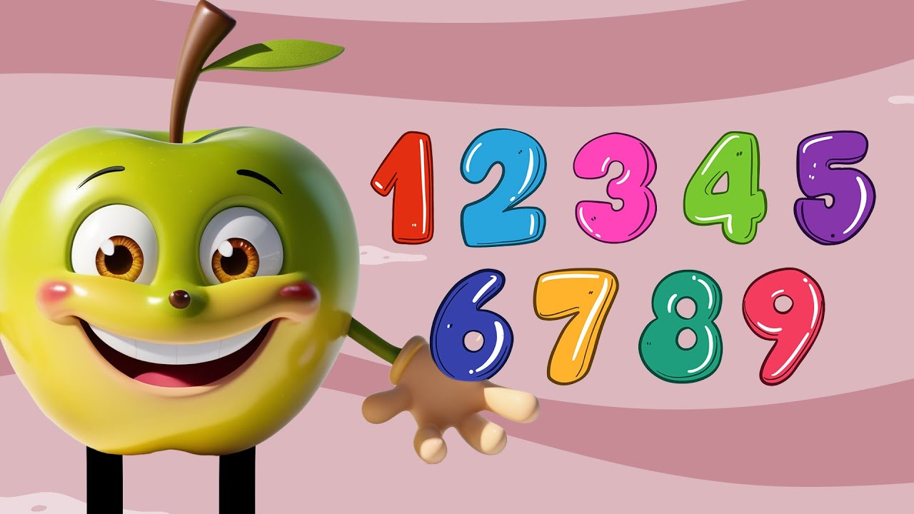 Sayılar - 1' den 10' a kadar sayma - Elma / Apple - YouTube