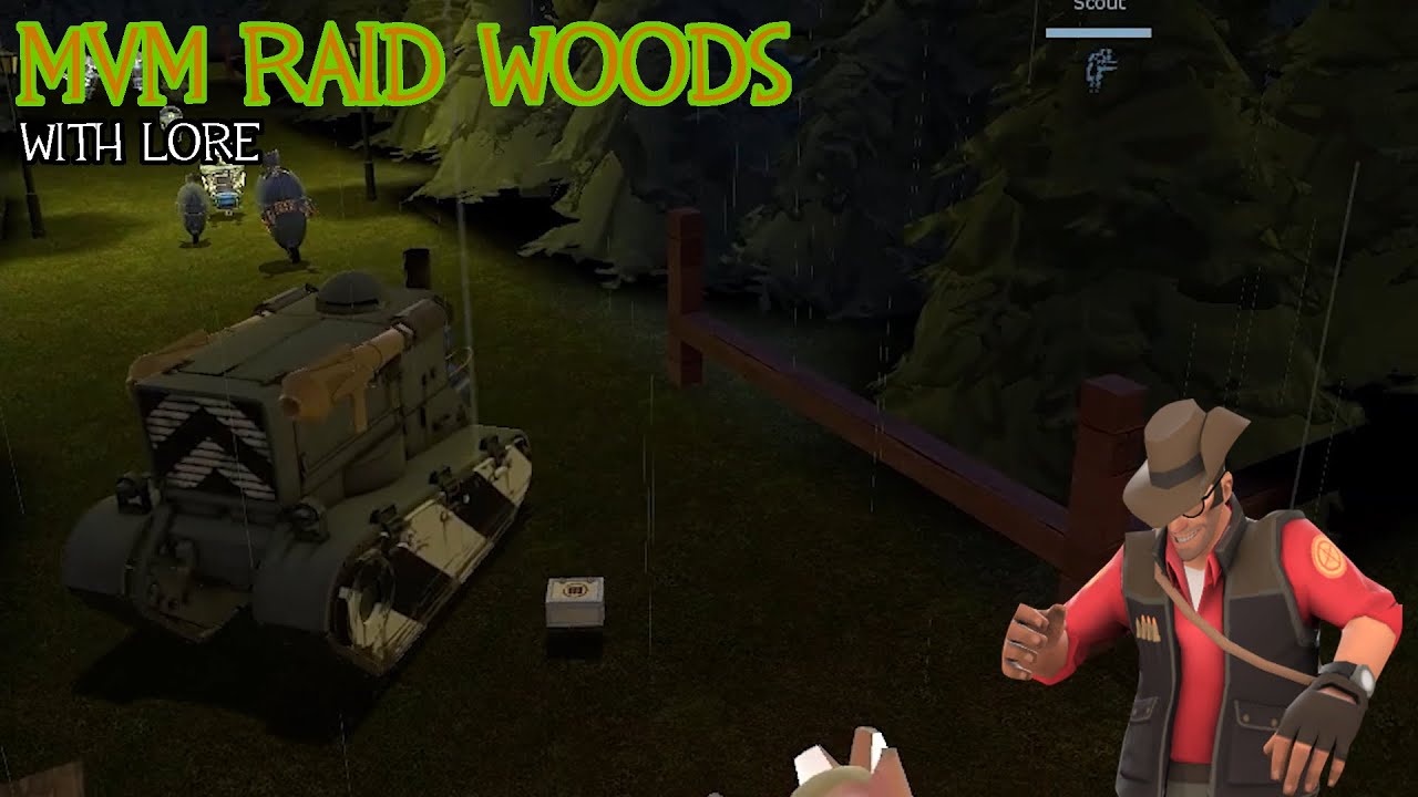 TF2 MvM Raid Mode Woods with LORE - YouTube