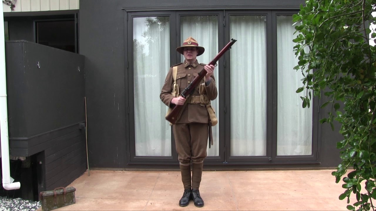 WWI Drill Port Arms - YouTube