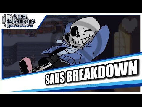 SSBC Sans Breakdown! - no commentary edition - moveset, costumes and Stages Showcase