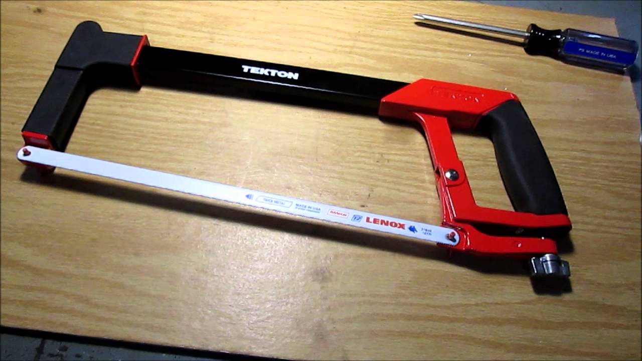 Testing my new Hacksaw - YouTube