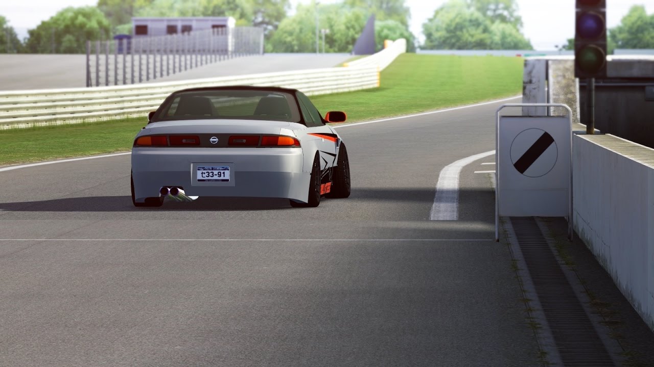 LFS - 5.3l V8 Turbocharged S14 - YouTube