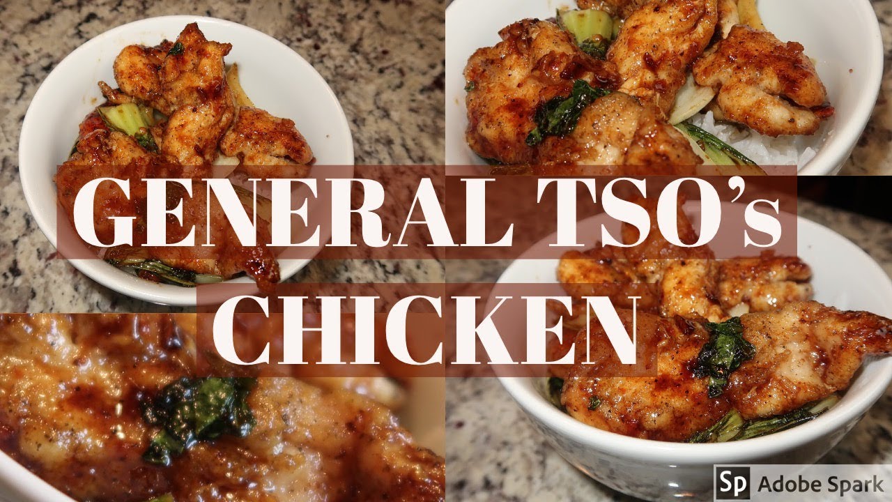HOW TO MAKE SWEET & SPICY GENERAL TSO’s CHICKEN|EASY DINNER RECIPES ...