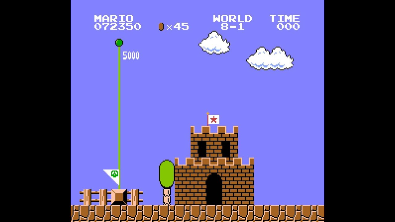 [TAS] [Obsoleted] NES Super Mario Bros. "warps" in 05:13.050 by Bisqwit ...