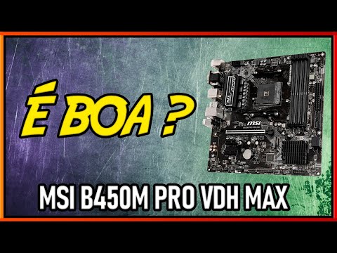 Placa mãe  MSI B450M PRO VDH MAX |Análise e Teste no VRM  |