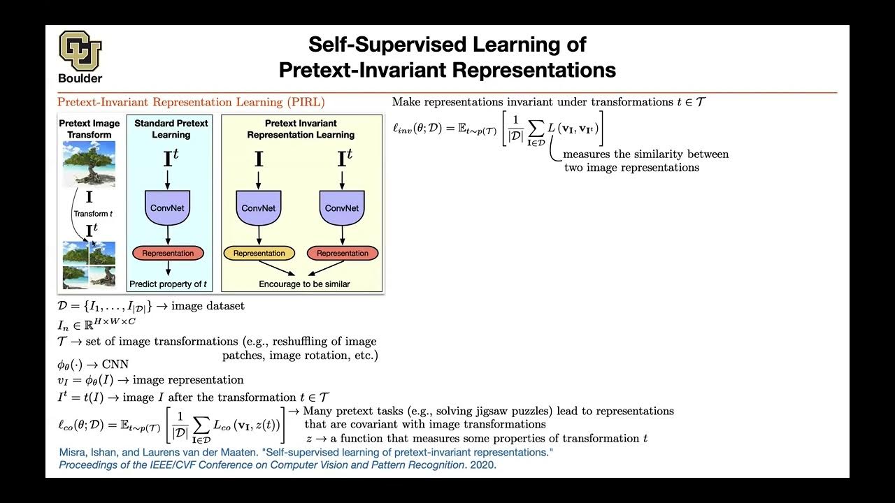Pretext-Invariant Representations | Lecture 78 (Part 3) | Applied Deep Learning (Supplementary ...