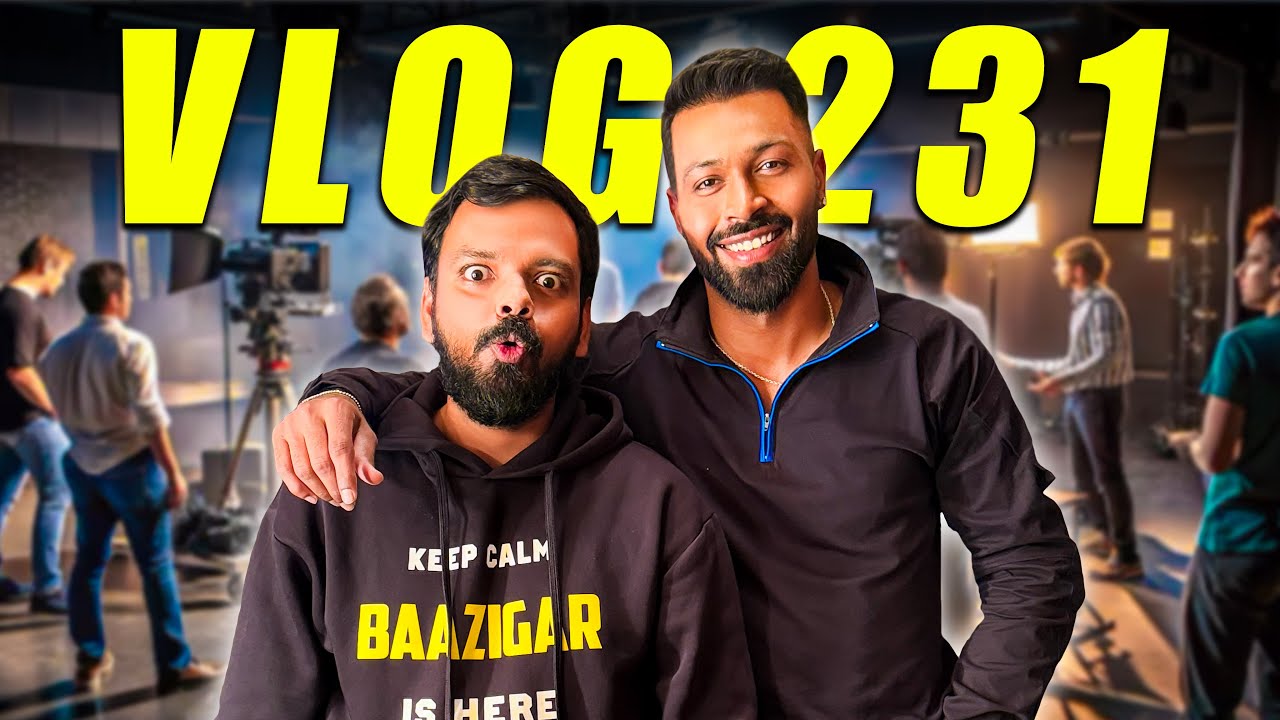SHOOTING WITH HARDIK PANDYA | VLOG 231 - YouTube