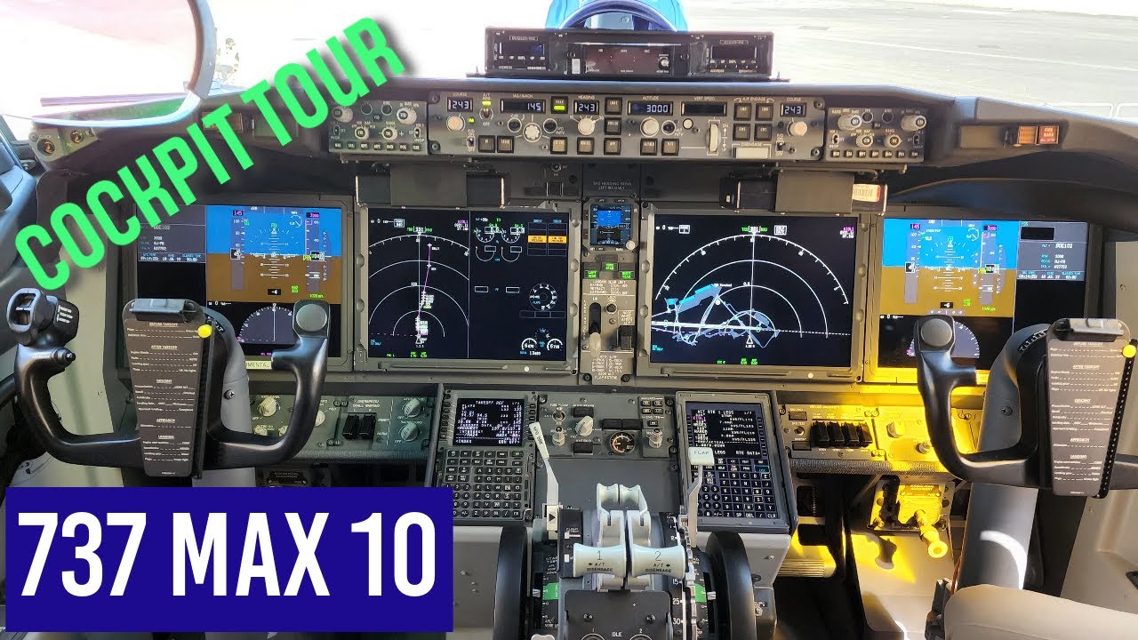 Cockpit Tour: Boeing 737 MAX 10 - YouTube