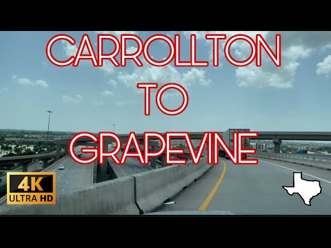 [4K] Carrollton To Grapevine - Full Drive - Dallas, Texas - YouTube
