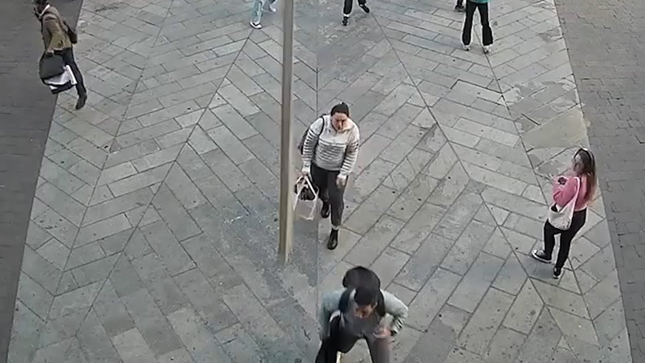 Falling plank narrowly misses hitting pedestrian in Boston | CLOSE CALL ...