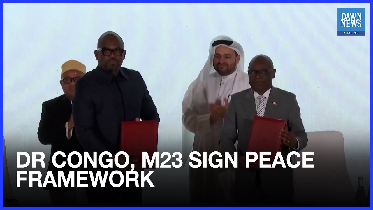 DR Congo and M23 Rebel Group Sign Framework Agreement to End Fighting ...