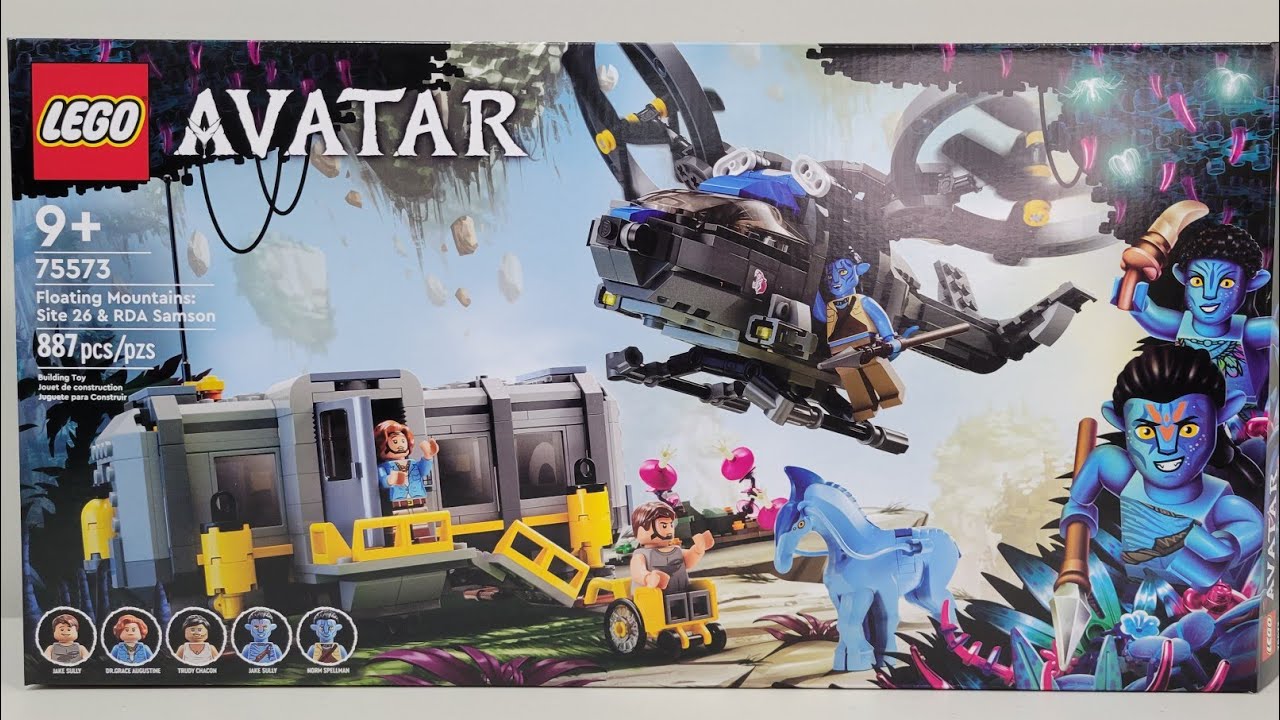 Lego Avatar Floating Mountains Site 26 & RDA Samson 75573 REVIEW - YouTube