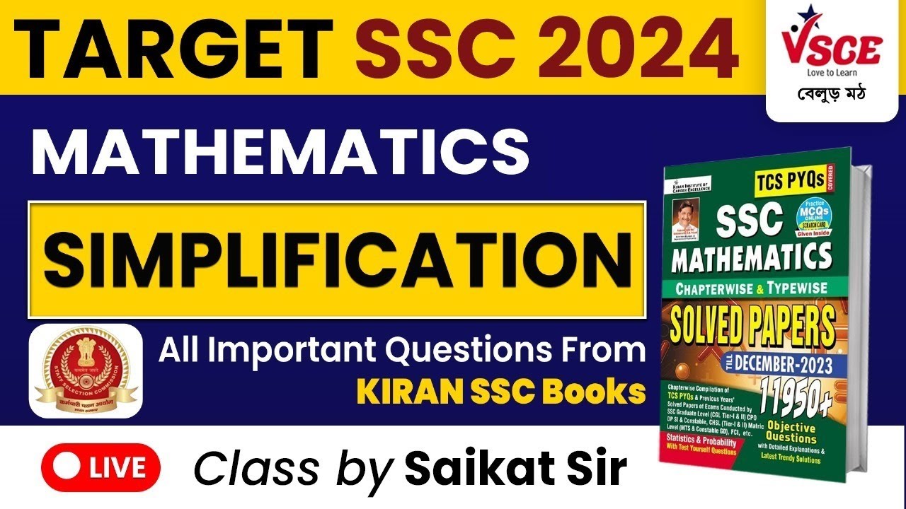 Simplification All Concepts And Tricks Ssc Cgl Chsl Mts 2024 Most 2683