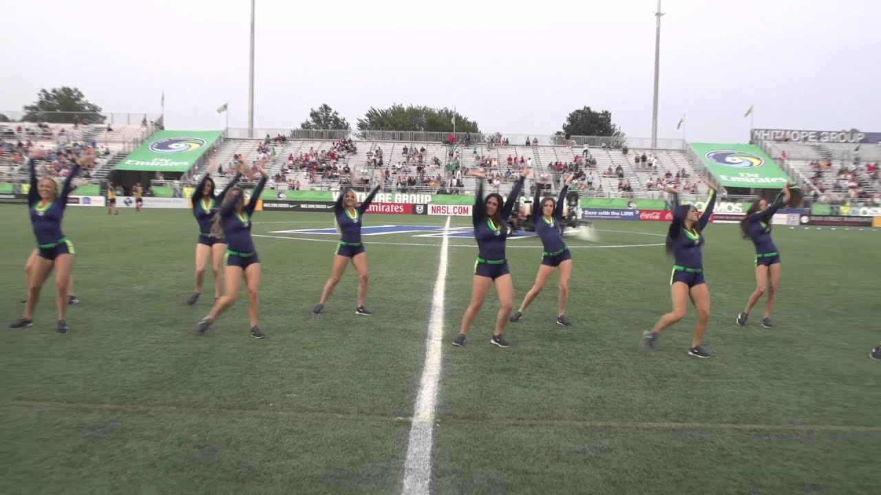 New York Cosmos Girls 2015 Halftime 7/5 - YouTube