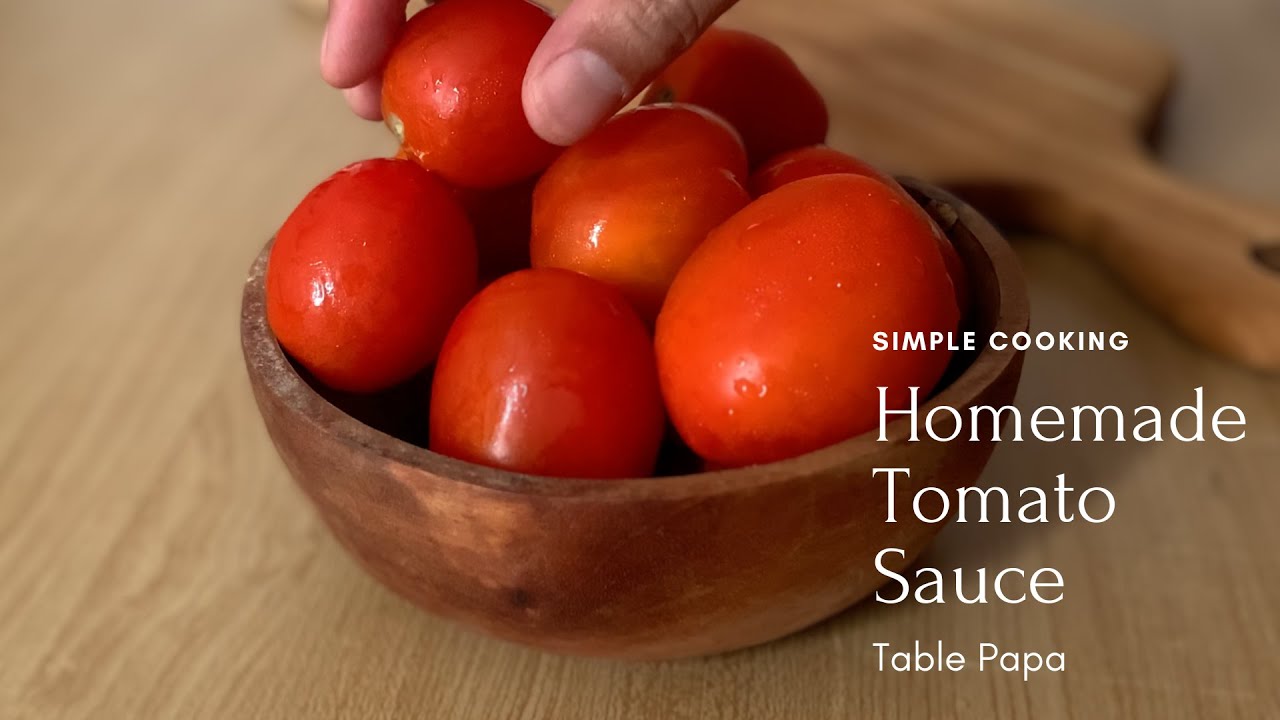 Tomato Sauce Recipe | Resep Saus Tomat | Table Papa - YouTube