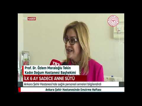 Ankara Şehir Hastanesinde Emzirme Haftası ( TRT HABER )