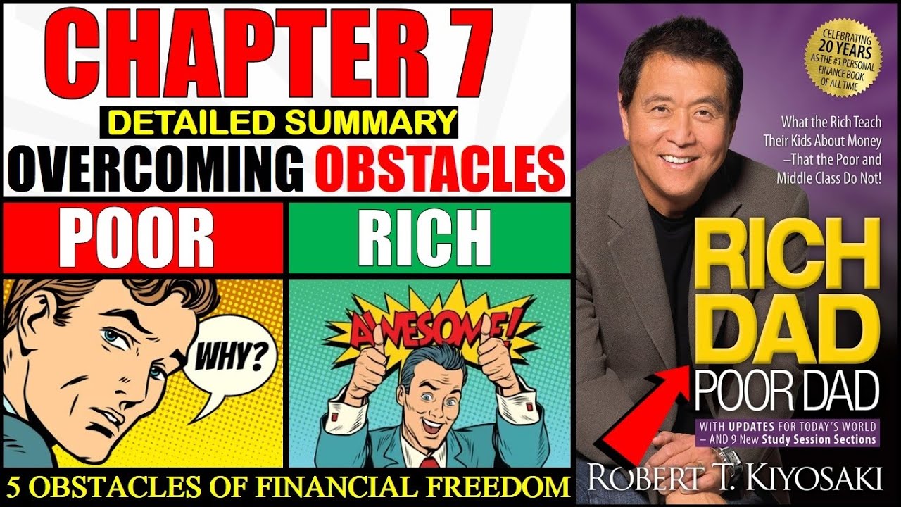 RICH DAD POOR DAD | CHAPTER 7: OVERCOMING OBSTACLES | SUMMARY (HINDI) | Mr EuS - YouTube