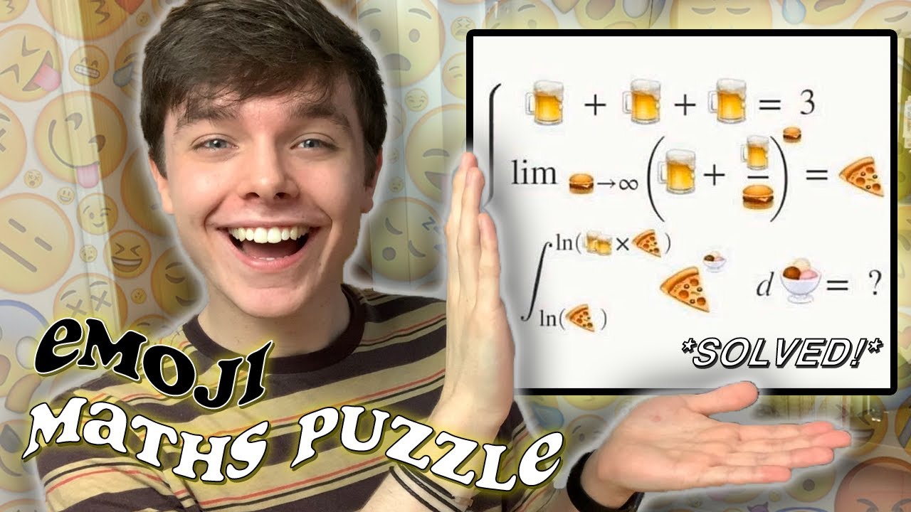 maths student attempts an EMOJI MATHS PUZZLE (hard ??) - YouTube