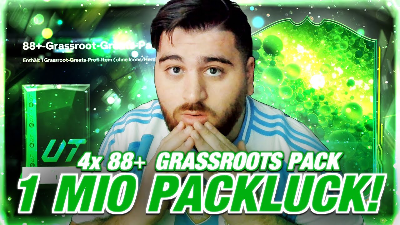 KRACHER GEZOGEN AUS 88+ GRASSROOTS GREATS PACK 😱 1.000.000+ PACKLUCK ...