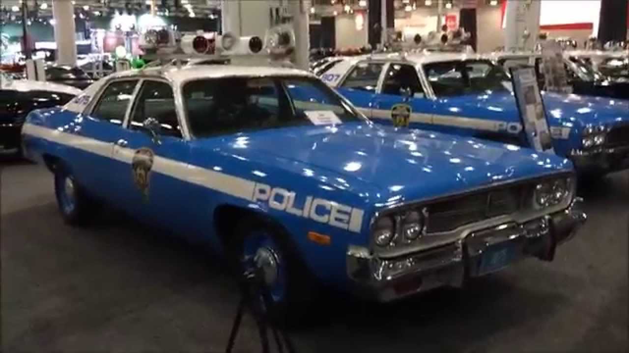 WALK AROUND VIDEO OF A NYPD 1974 PLYMOUTH SATELLITE POLICE CRUISER AT ...