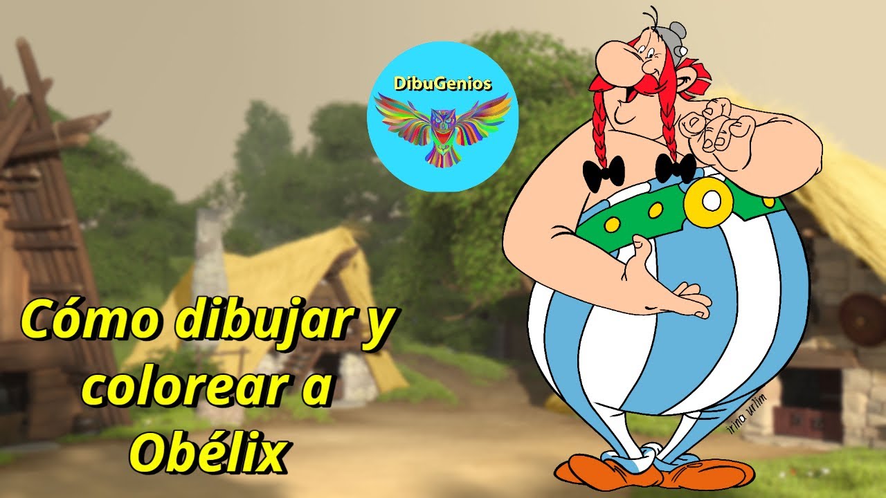Como dibujar y colorear a Obélix! - How to draw and color Obélix! - YouTube