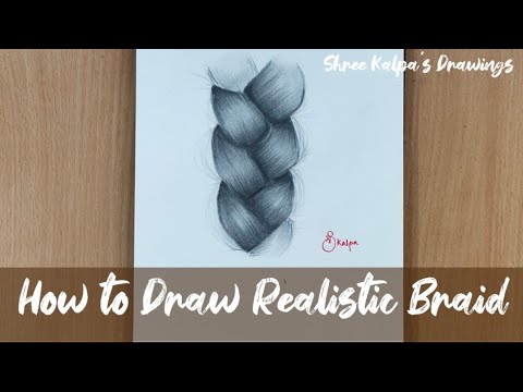 How to Draw Realistic Braid for Beginners | Step by Step with ...
