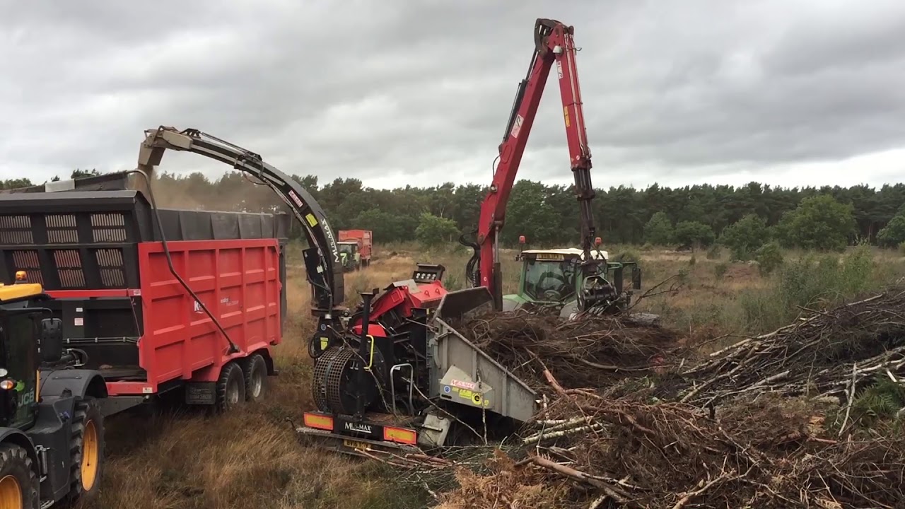 Biomass Chipping - YouTube