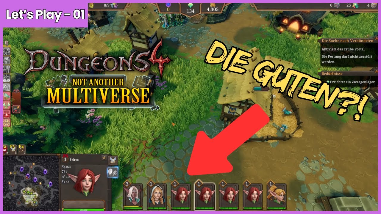 01 Andere Welten - Tristan vs Thalya?! Dungeons 4 Not Another ...