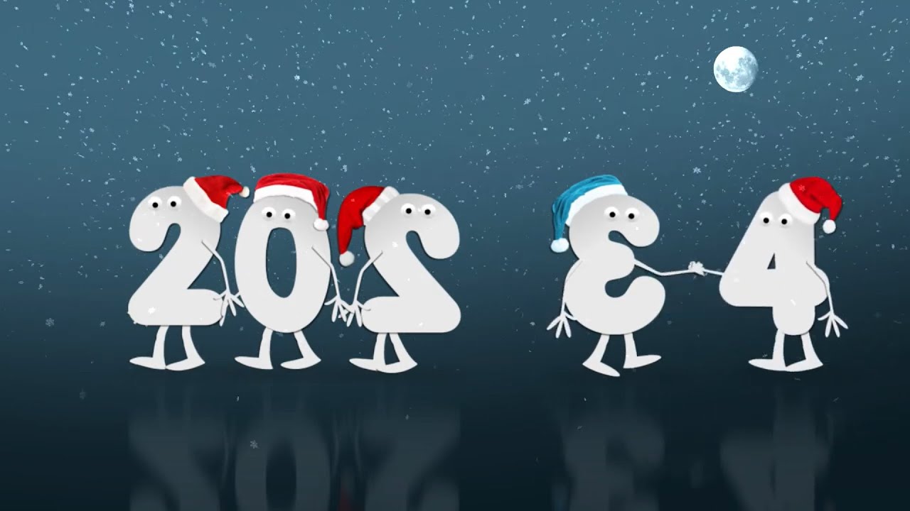 GOODBYE 2023, WELCOME 2024, HAPPY NEW YEAR 2024 ANIMATION - YouTube