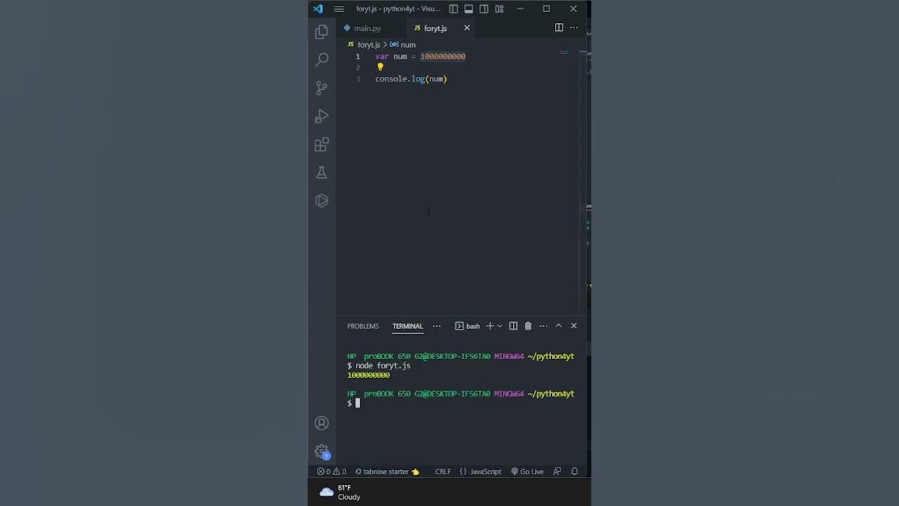 Your Using Numbers Wrong In Javascript! #shorts - YouTube
