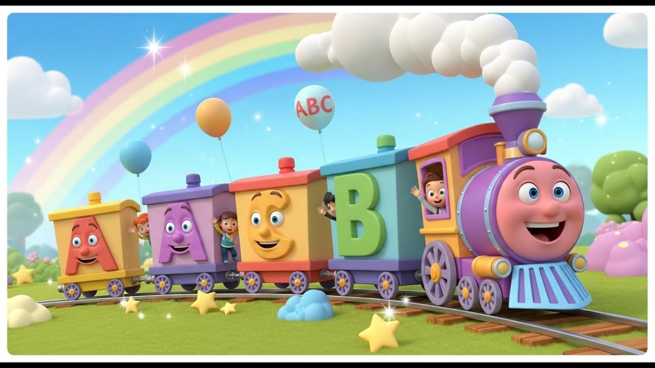 ABC Magic Train Ride 🚂 | Train ABC Learning | Fun Educational Kids ...