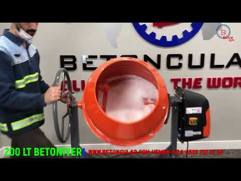 Mini 200 Lt Betoniyer Harç Karma Makinası ,beton mikserleri, alçı, sıva ,yem ,gübre karıştırıcıları