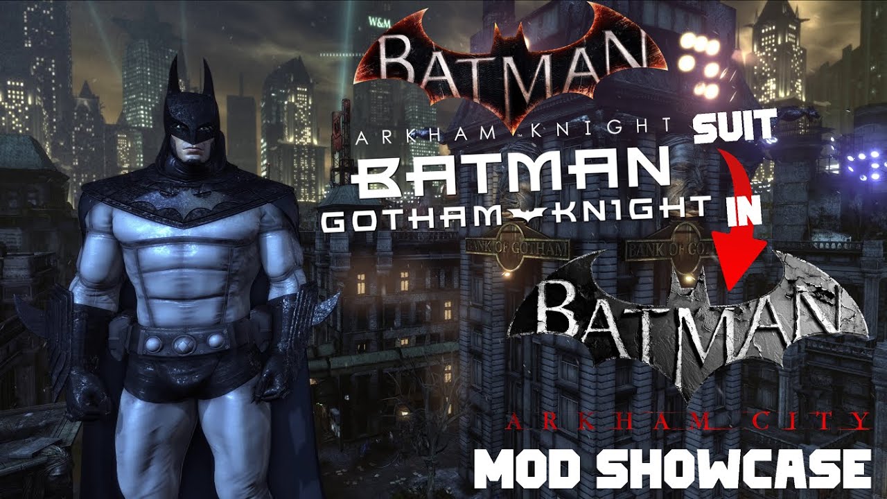 Arkham Knight Anime Batman Gotham Knight suit in Arkham City ! Skin MOD ...