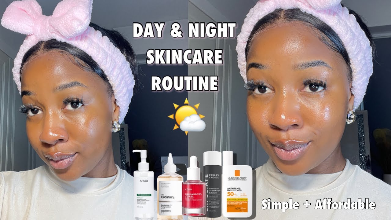 MY CURRENT 6 STEP MORNING + NIGHT SKINCARE ROUTINE | Simple and ...