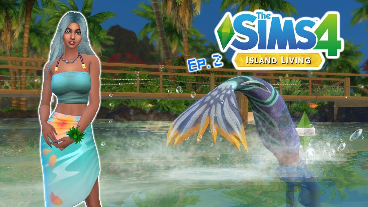 The Sims 4 || Island Living EP.2 || DOLPHIN FRIEND! - YouTube