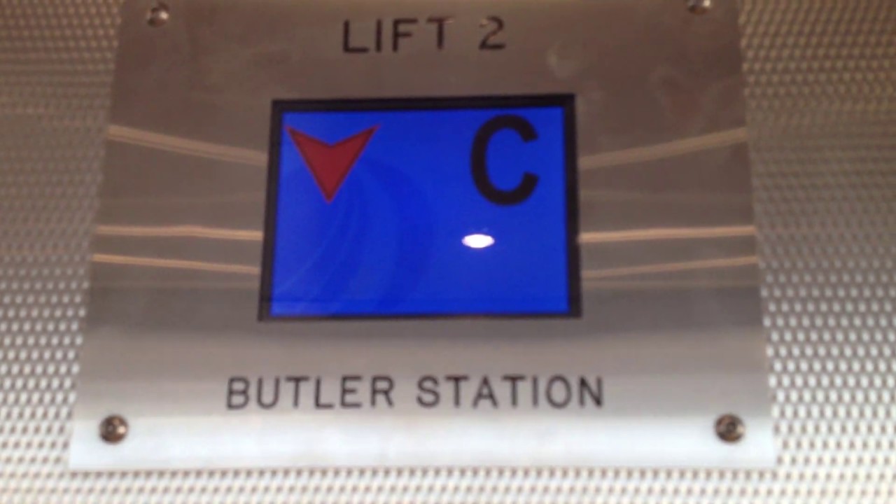 Lift at butler train station in perth and a look at a Transperth B ...