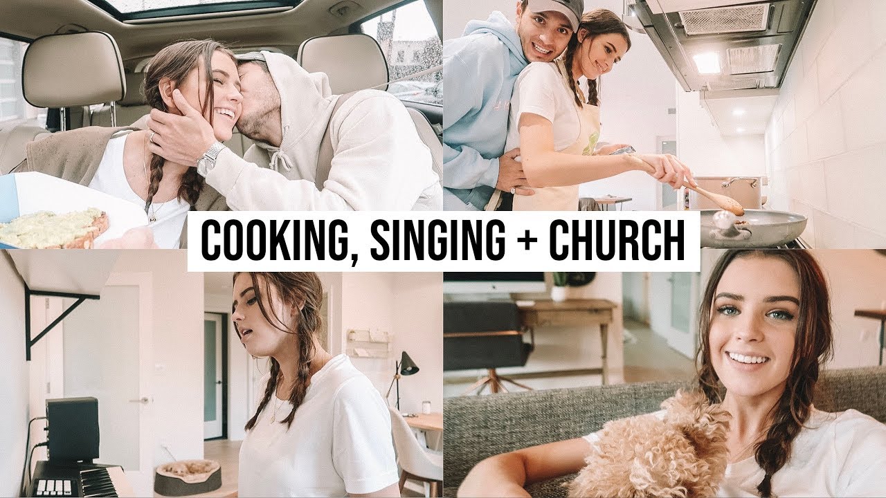 WHAT I EAT IN A DAY, SINGING + CHURCH | DAILY VLOG #2 - YouTube
