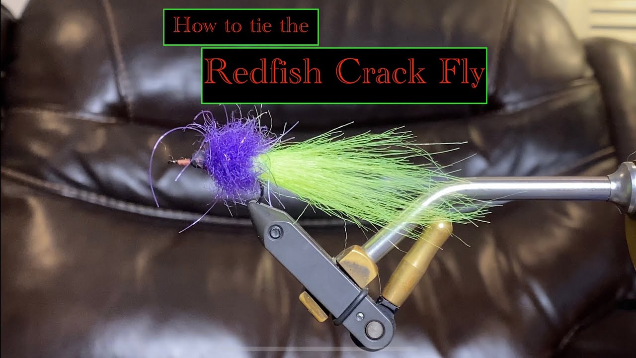 How to tie the Redfish Crack Pattern - YouTube
