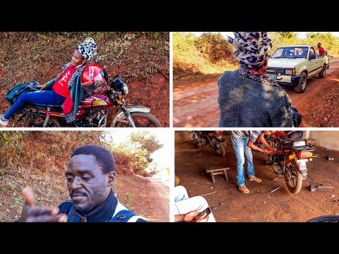 Acabou!! A Moto Quebrou. Como Fui Ao Vilarejo | Vida De Um Professor Em África