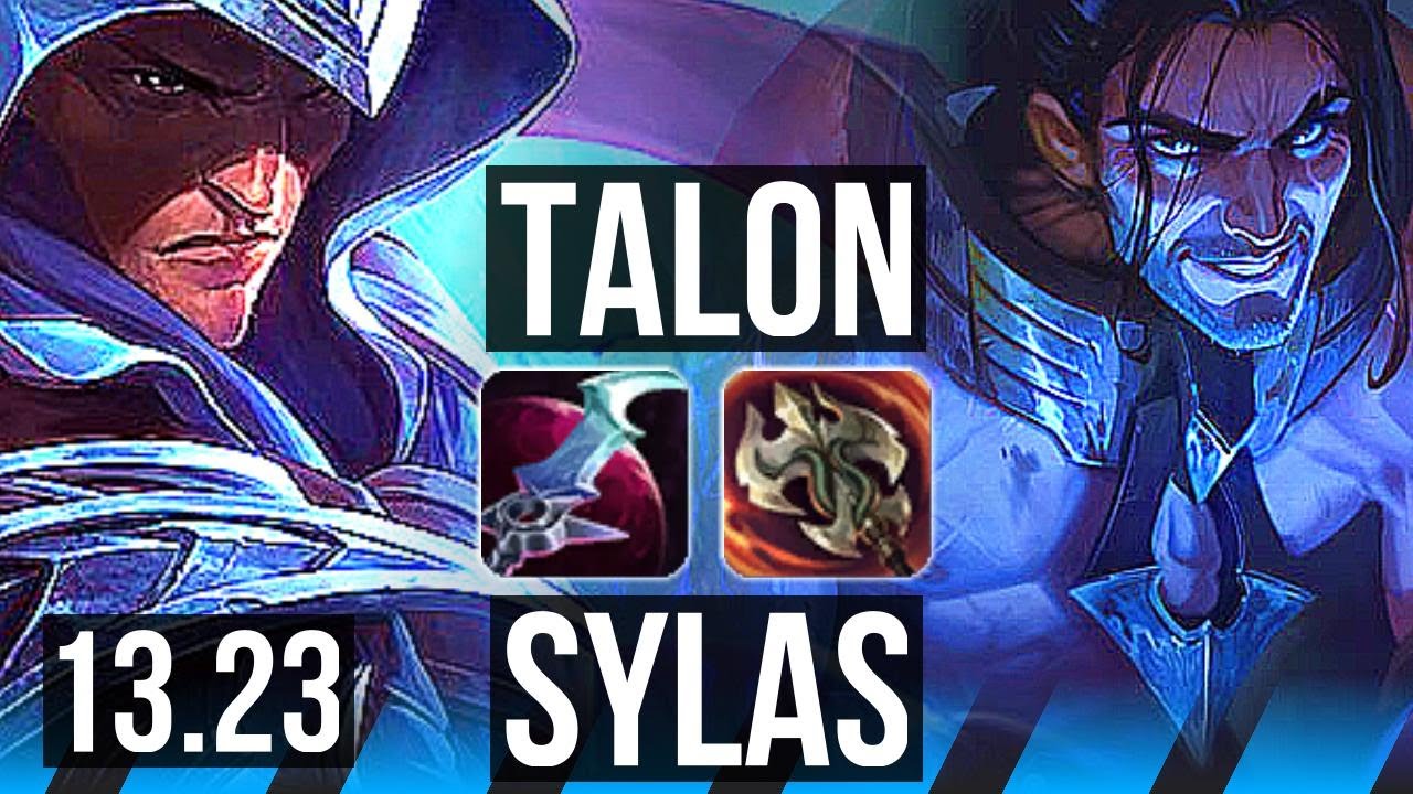 TALON vs SYLAS (MID) | 15/0/6, Legendary, 1400+ games, 800K mastery ...