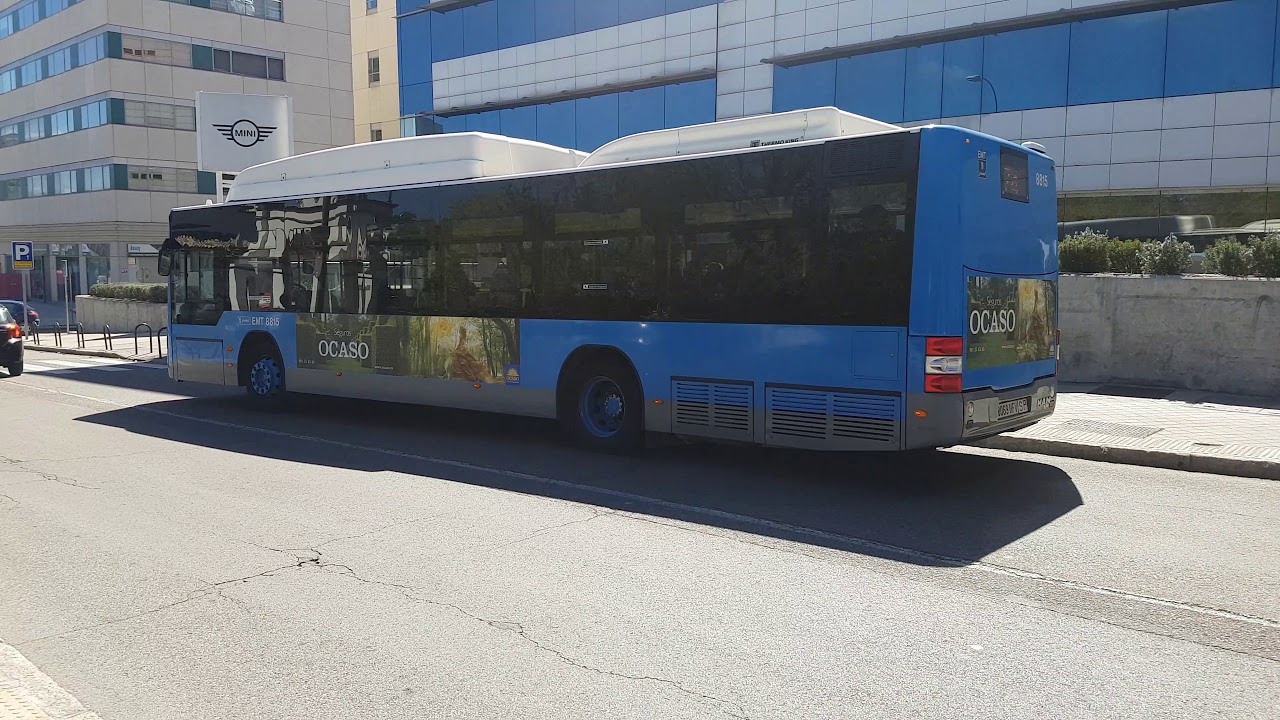 Man NL 313-F (CNG) Lion’s City Burillo de la Emt de Madrid - YouTube